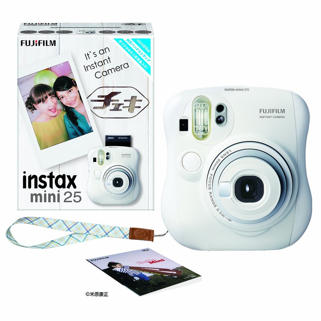 (Used) FUJIFILM Instant Camera Cheki instax mini 25 White INS MINI 25 ...