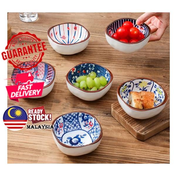 Prochef. 9.5cm(Ø)x3.2cm(H) Cawan Sos/Mangkuk Kecil Seramik. 4 Corak ...