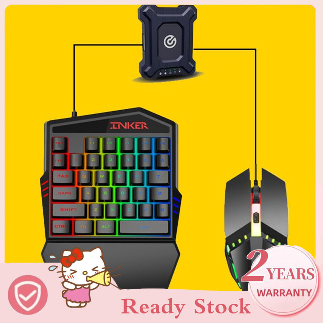 PUBG Mobile Phone Gaming Keyboard Set P7 Bluetooth Dock + Gamepad ...