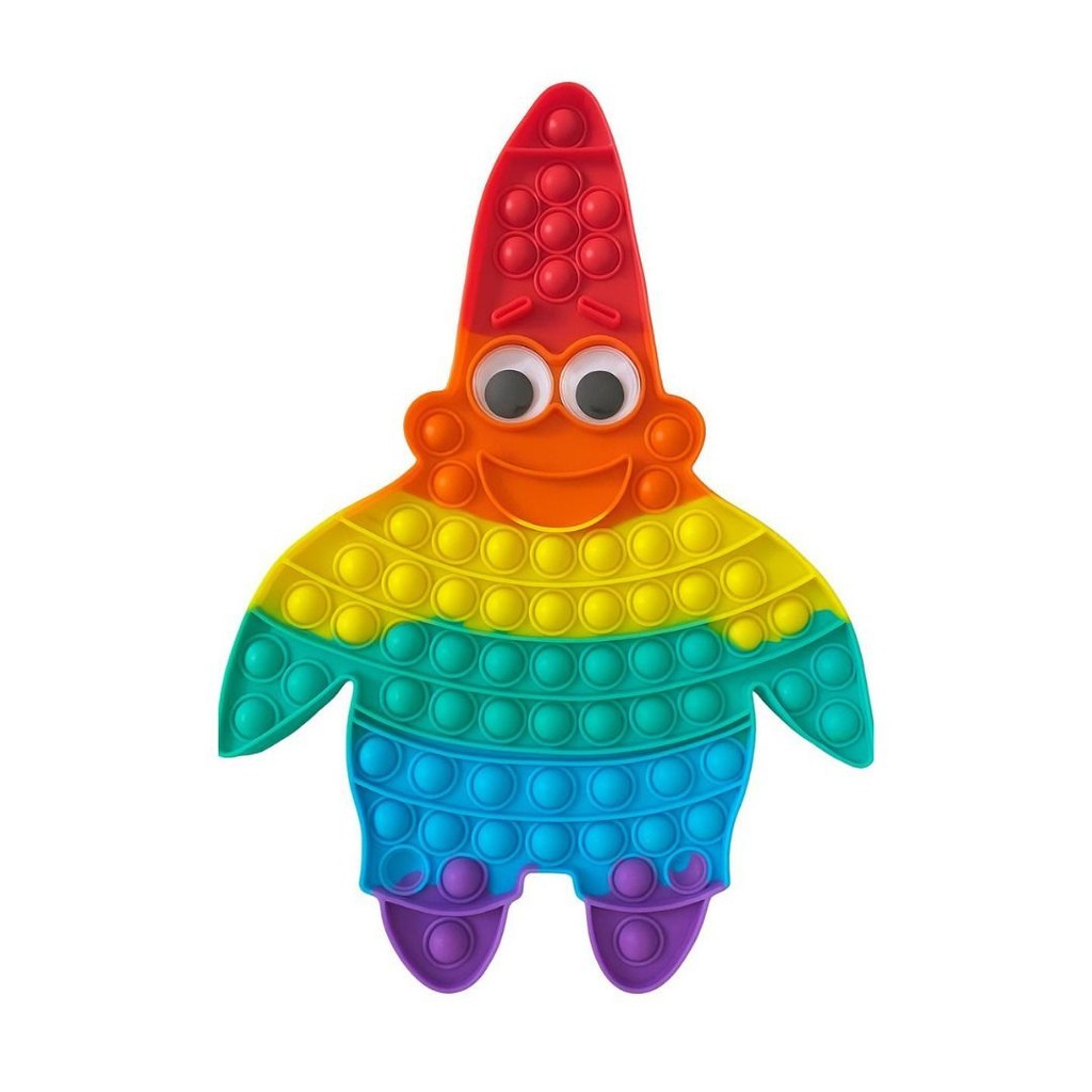 (CFC) JUMBO POP IT RAINBOW PATRICK anti-stress sensory children's toy ...