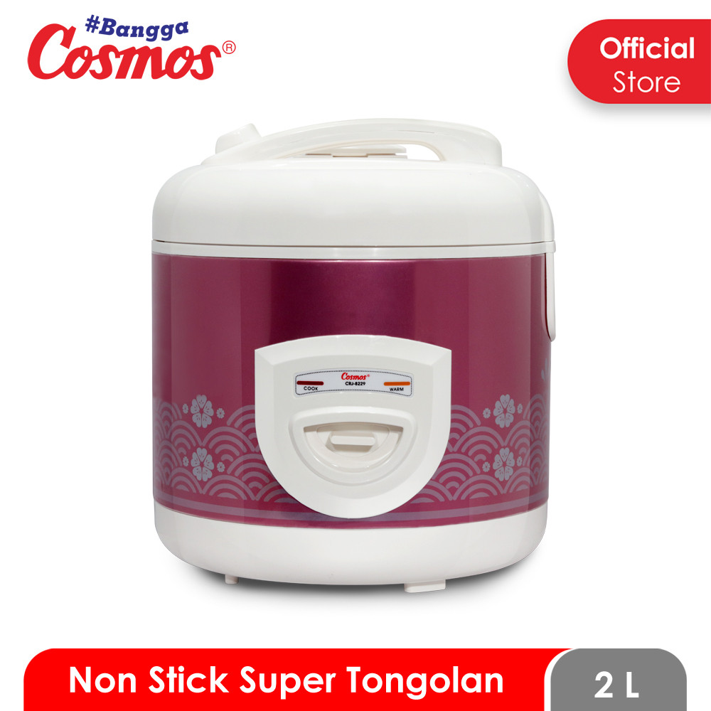 Cosmos Rice Cooker Non Stick CRJ-8229 WRG - 2L - | Shopee Malaysia