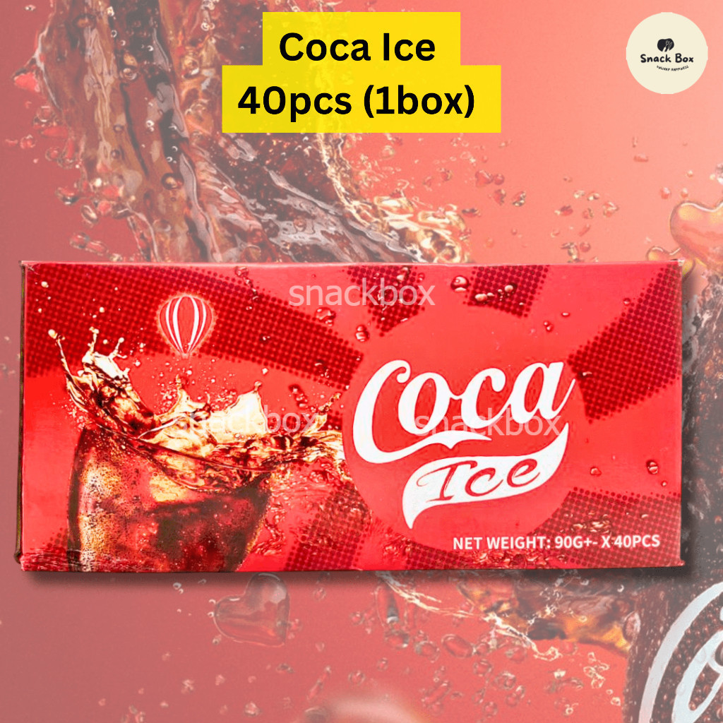 Coca Ice Popsicle Coca Cola Ais Bar Cola Ice Jelly 40pcs ( 1box ) Halal ...