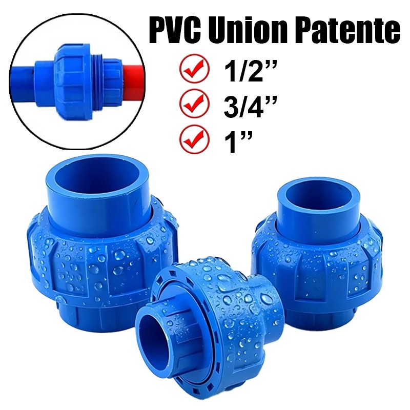 PVC Blue Union Patente 1/2 '' 3/4 '' 1'' (20mm,25mm,32mm) | Shopee Malaysia