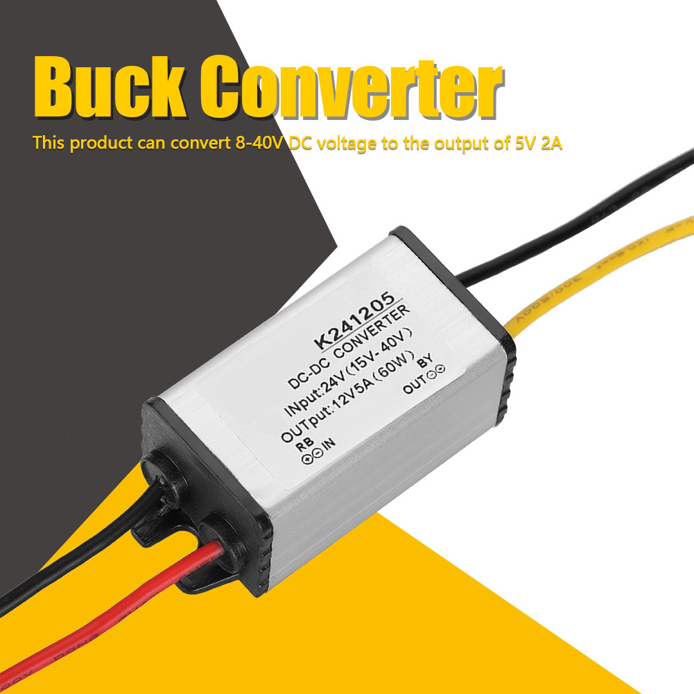 24V to 12V Step Down Power Supply High Efficiency DC Converter with ...