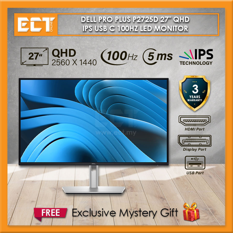 Dell Pro Plus P2725D P2725DE P2723D P2723DE 27" QHD 2560 x 1440 IPS USB ...