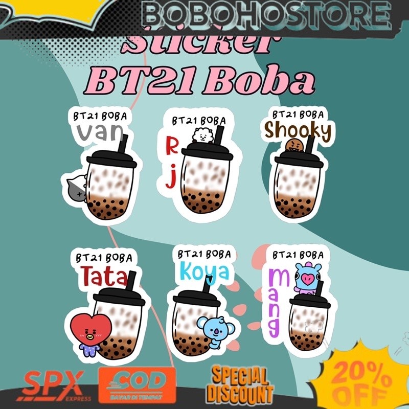 Ready bts bt21 character Sticker | BT21 sticker pack | Bts meal fay ...