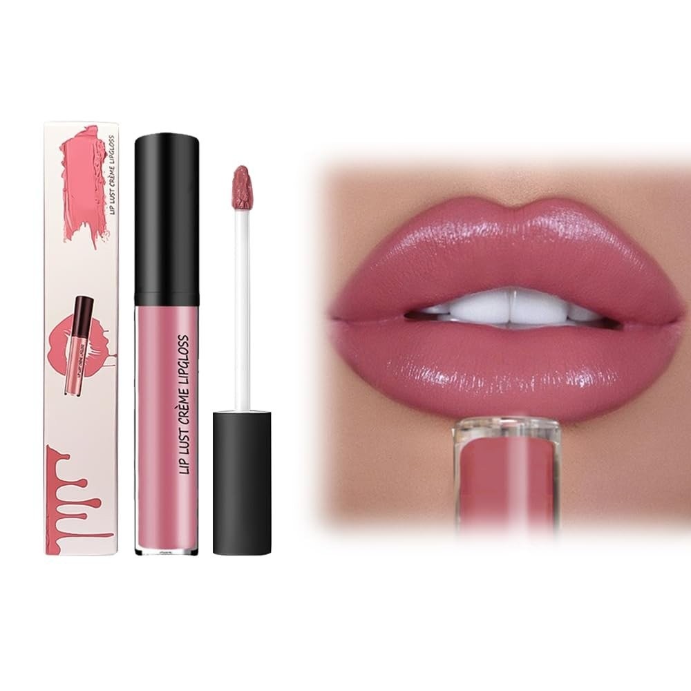 Minyak Bibir Mewarna Bibir KAMOJI, Gincu Tekstur Krim 12 Warna Baharu ...