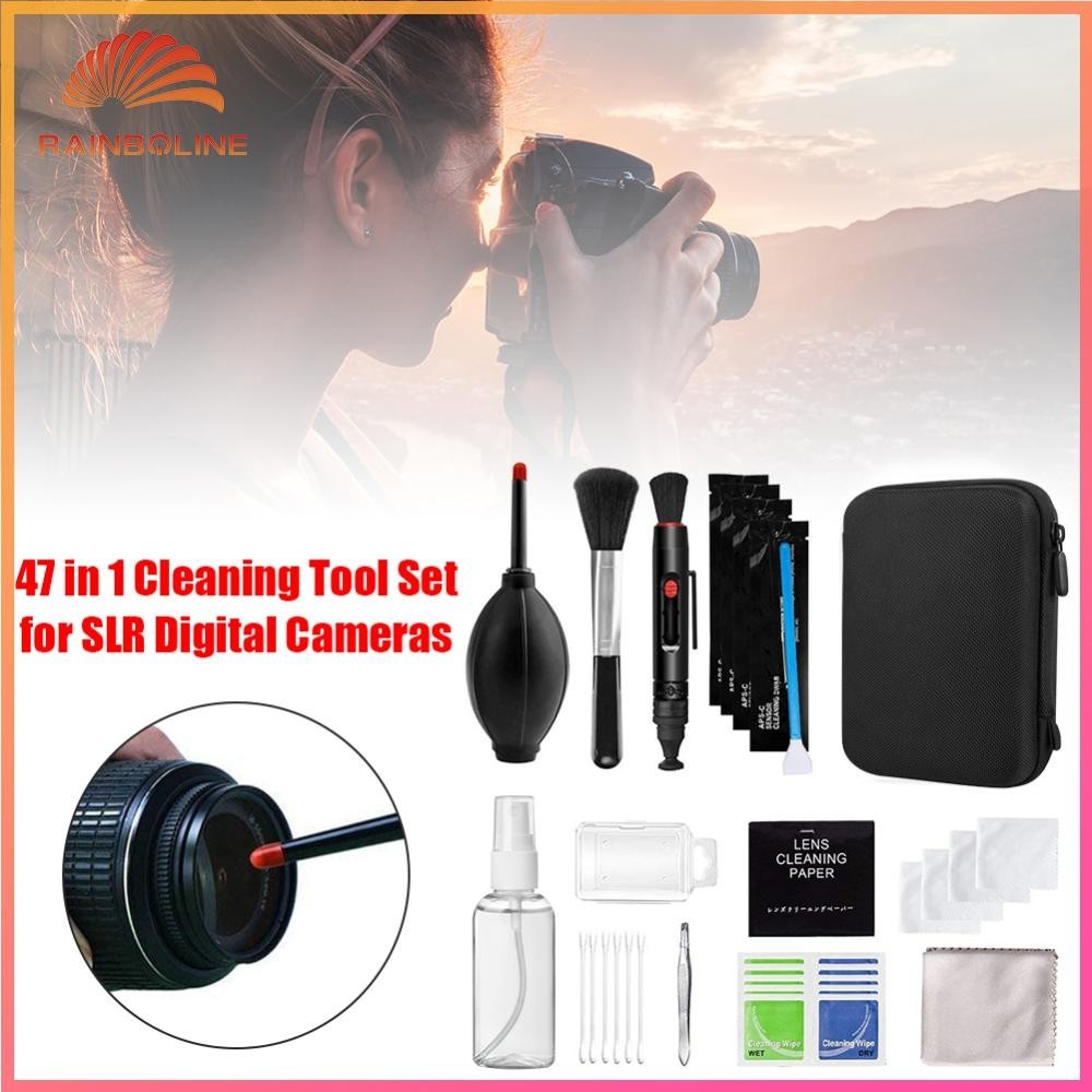 Rain 47x Camera Cleaner Kit DSLR Lens Digital Mobile Phone Sensor ...