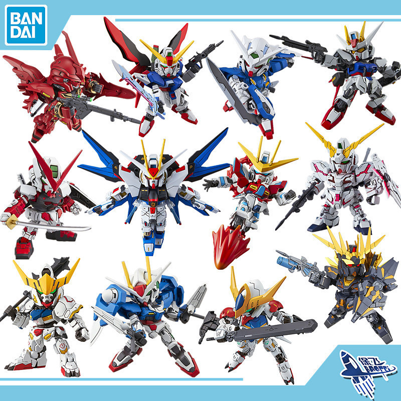 Original Bandai SDEX Series BB Gundam RX-78-2 Unicorn Nu Sazabi OO Deathscythe Astray Red ...