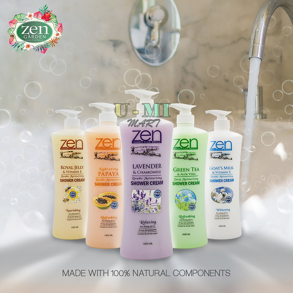 ZEN GARDEN SHOWER CREAM 1000ML | Shopee Malaysia