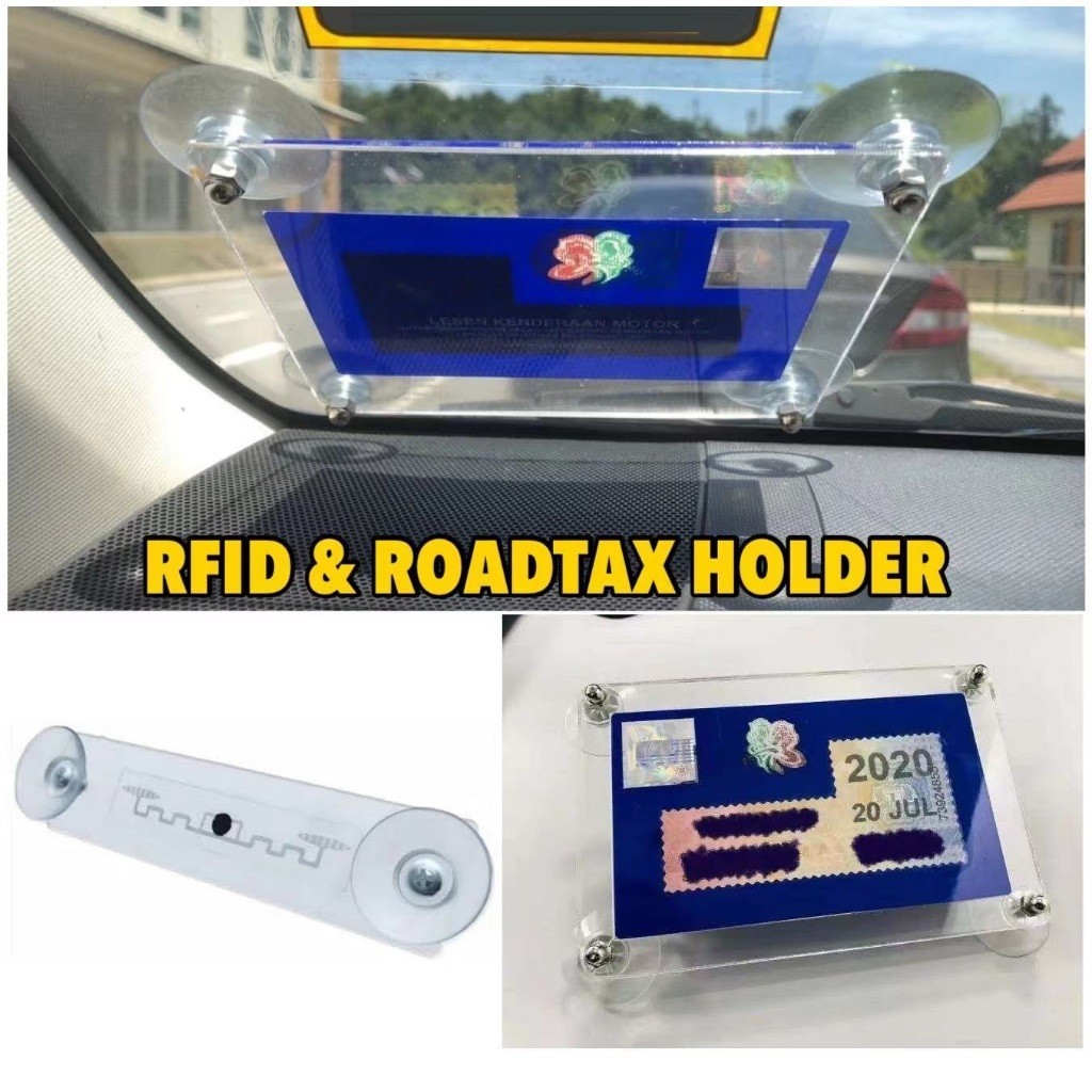 Road Tax Holder Roadtax Sticker RFID Holder Puspakom 4X4 Car Lorry Van ...