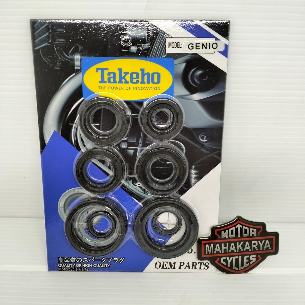 Oil SEAL SIL KIT Complete SET GENIO BEAT LED 2020 TAKEHO Brand | Shopee Malaysia
