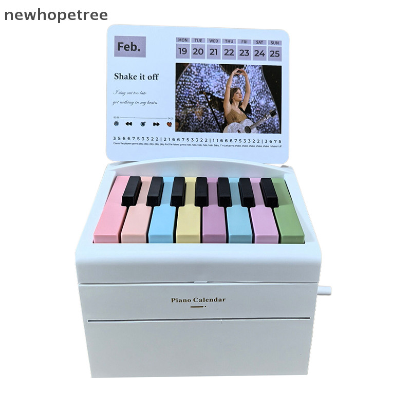 Ntmy 2025 Taylor Piano Calendar 15 Keys Piano Calendar Aesthetic 3D ...