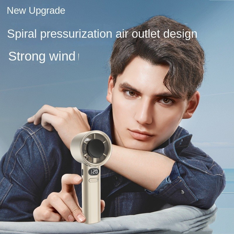2024 New Cool Feeling Handheld Portable Turbo Fan 120 Speed Adjustable ...