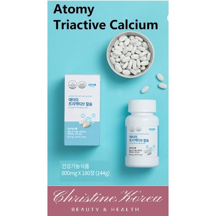 Atomy Tri-Active Calcium 艾多美三活性钙 (800mg x 180 Tablets) | Shopee Malaysia