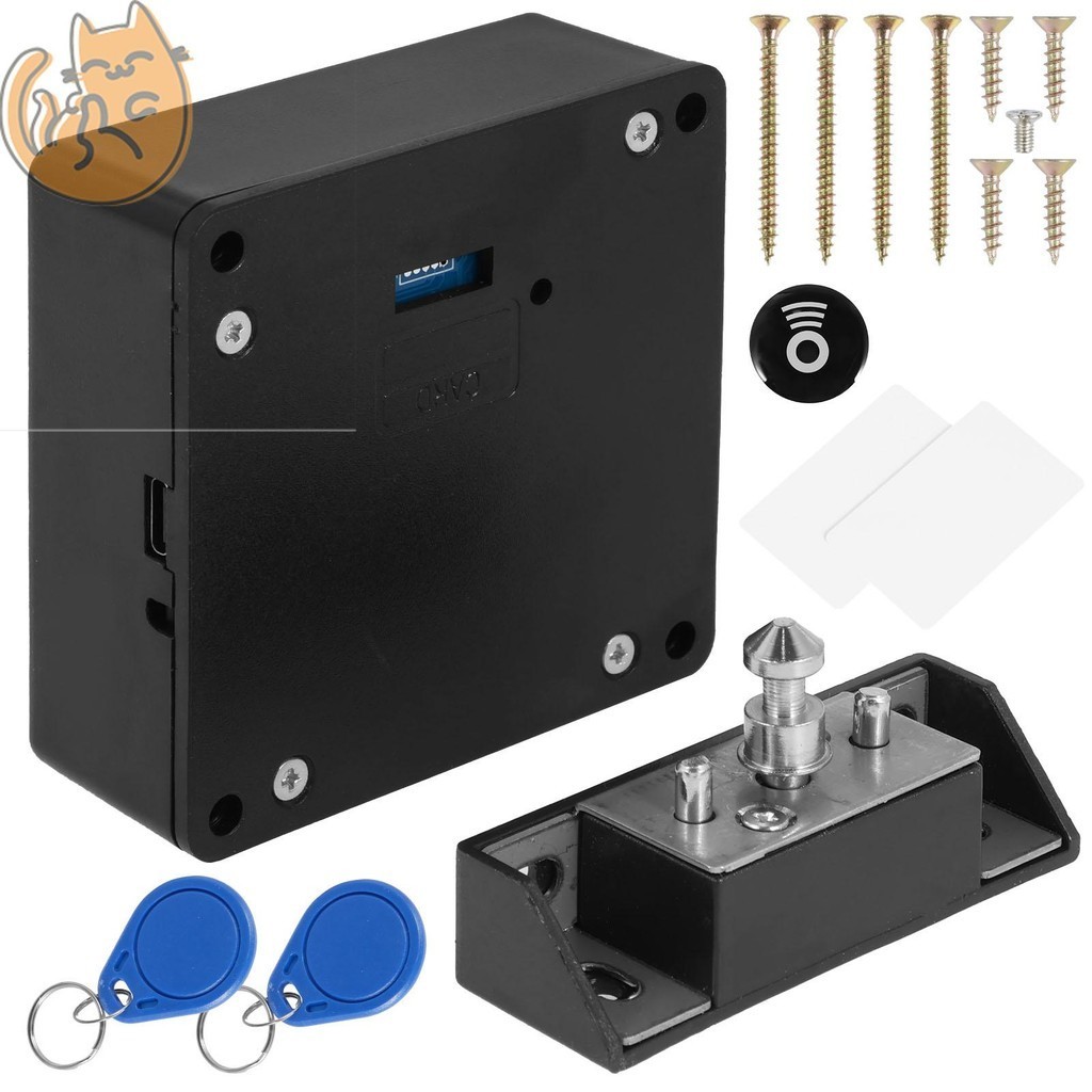 Hidden Electronic Cabinet Lock DIY RFID Drawer Lock Cupboard Drawer ...