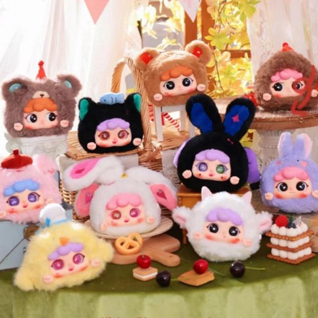 Baby Three migo Animal Party Plush Blind Box 1PCS shopebanmy | Shopee ...