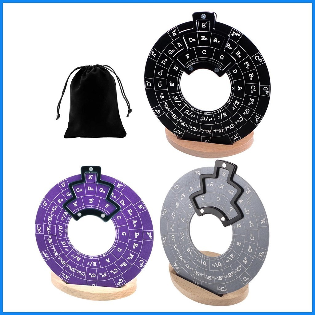 Aluminum Alloy Melody Tool Chord Wheel Sturdy Guitar Music Theory Disc ...