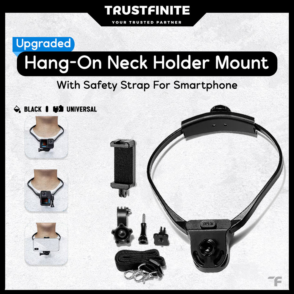 HP Oem Upgraded 360 Neck Mount SE with Phone Holder Set & Strap / Cell ...