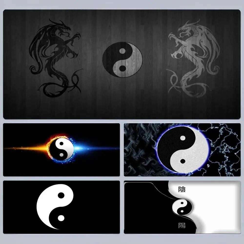 Japan Fish Yin and Yang Bushido Mouse Pad 80x30cm XL Lockedge Office ...