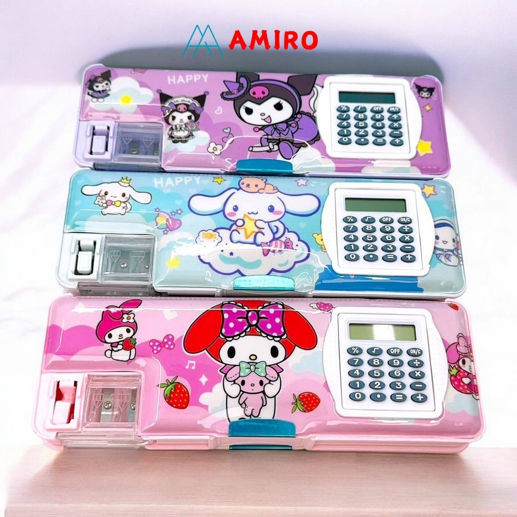 Calculator Magnetic Pencil Box / Calculator Character Pencil Case ...