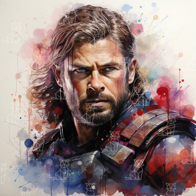 Thor Watercolor , Thor Tumbler ,Thor Poster, Marvel Thor , A Symbol of ...