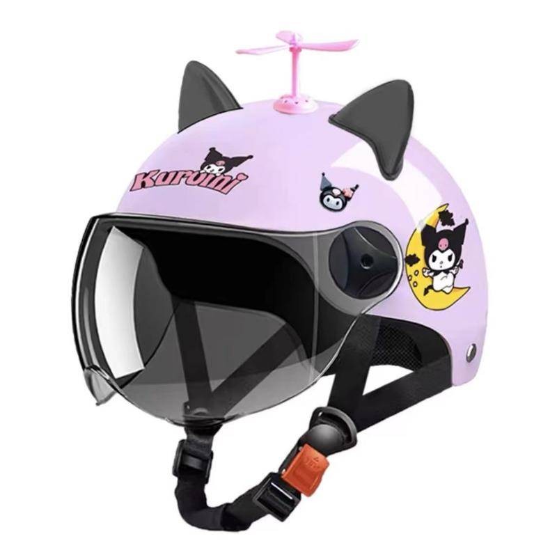 Sijil helmet kenderaan elektrik kanak-kanak 3C, setengah helmet, kartun ...