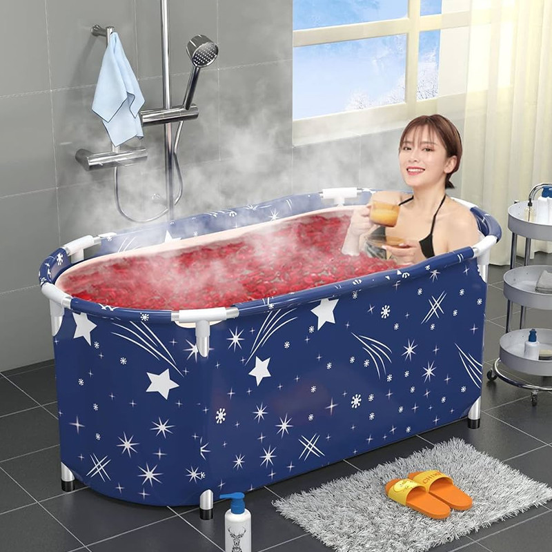 Bathtub foldable portable PVC Outdoor Indoor Room Large Capacity Adult ...