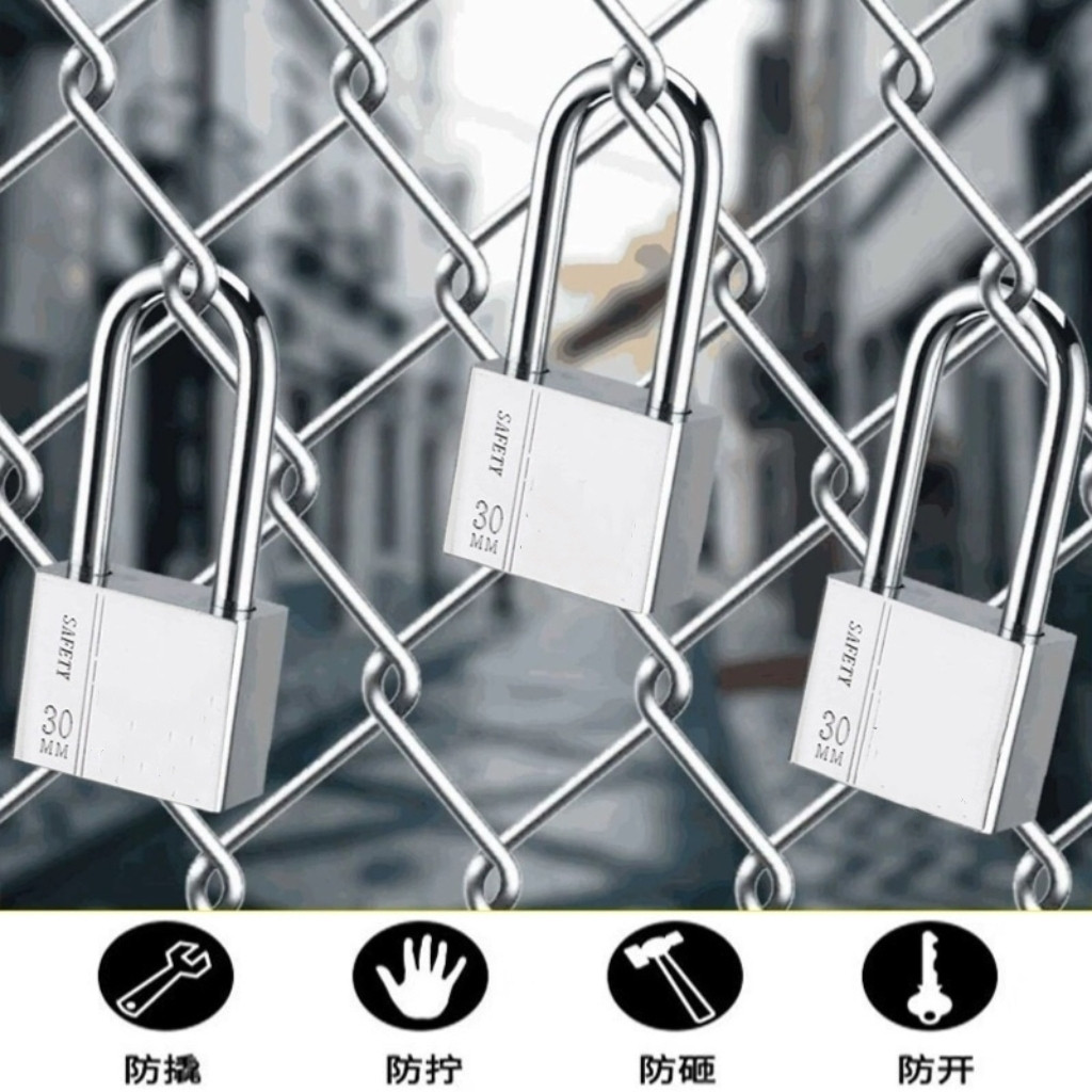 High Security Padlock 30mm Stainless Steel Heavy Duty Brass Durable ...