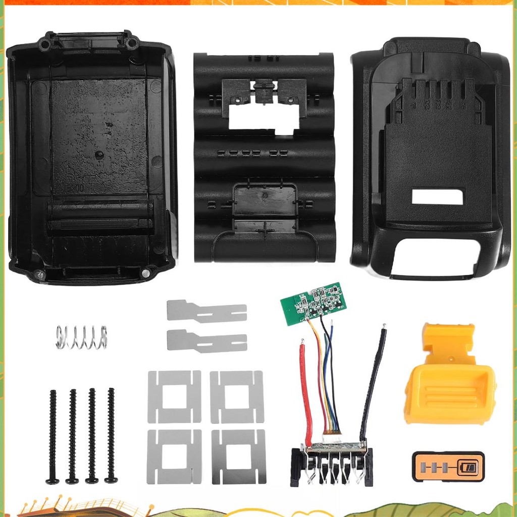 yehengh for 10 Core 18V/20V Li-Ion Battery Replacement Plastic Case Kit ...