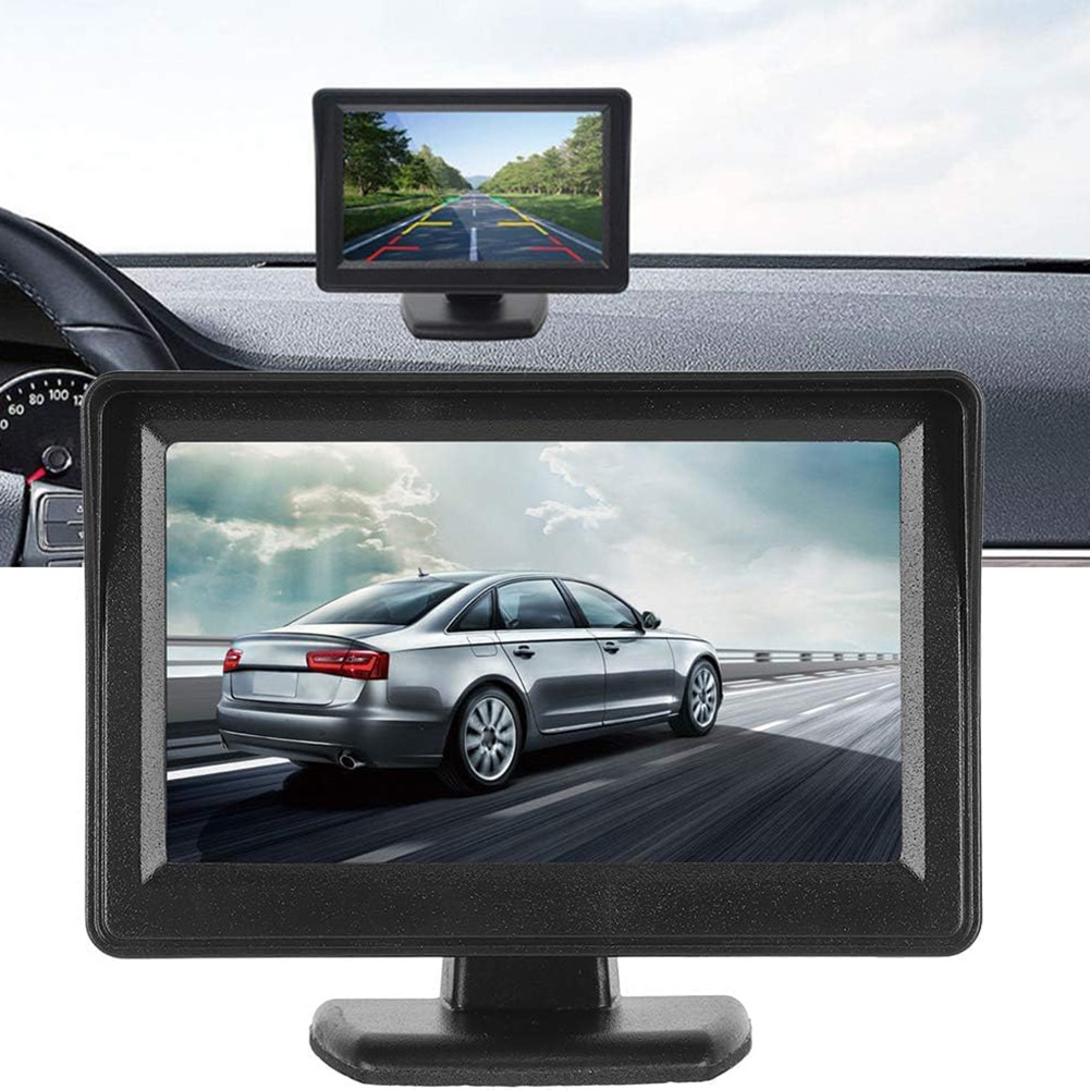 4.3 Inch Screen HD Car Monitor with 2 Way AV Input for Rear View ...