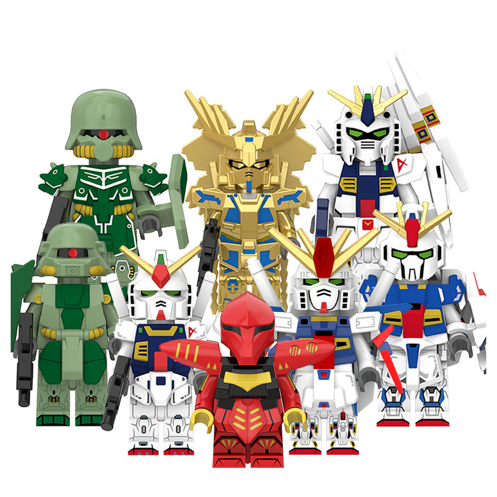Anime GUNDAM Minifigures Gundam MK-Ⅱ Phenex Geara Doga Geara Zulu Z ...