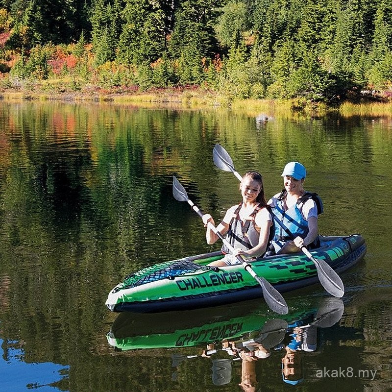 INTEX68306 perahu getah menebal bot kembung kayak kapal nelayan tunggal ...
