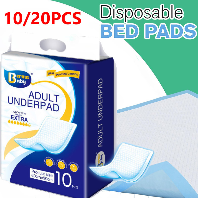Disposable Underpad Incontinence Pads Absorbent Elderly Diapers Adult ...