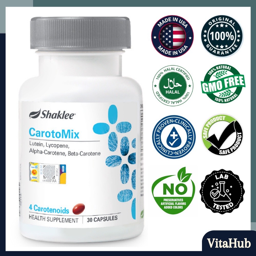[Exp:July2026] Shaklee Original CarotoMix New CarotoMax 30 Capsule ...