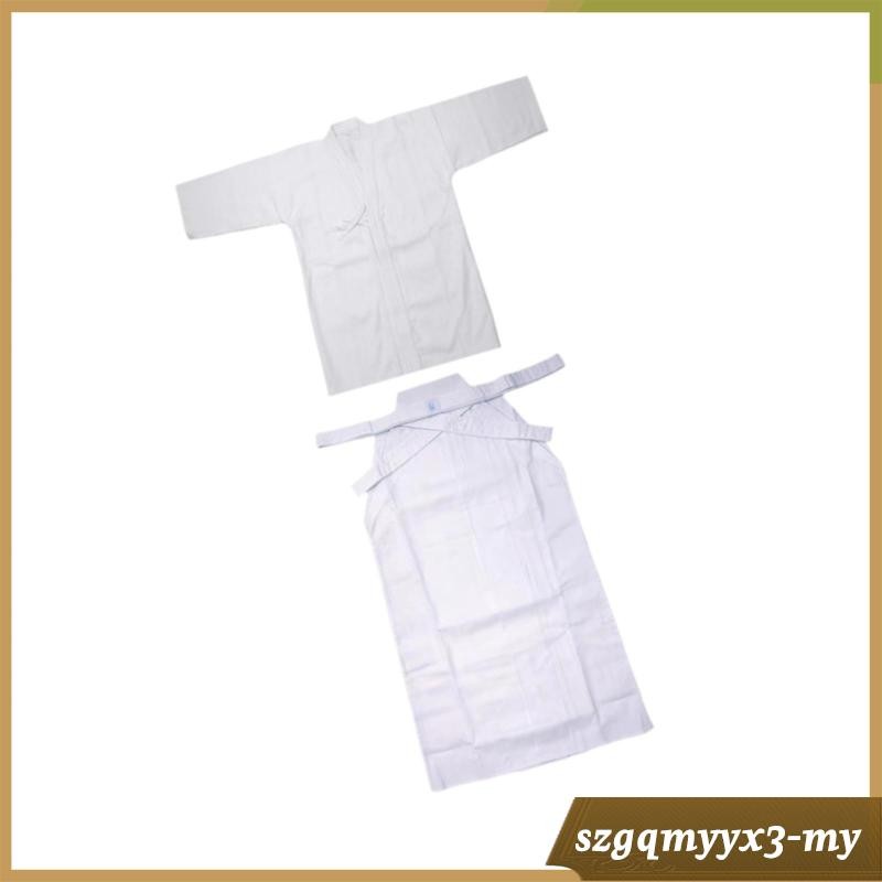 [ Kendo Iaido Uniform Set Kung Fu Clothing Judo Aikido Samurai | Shopee ...