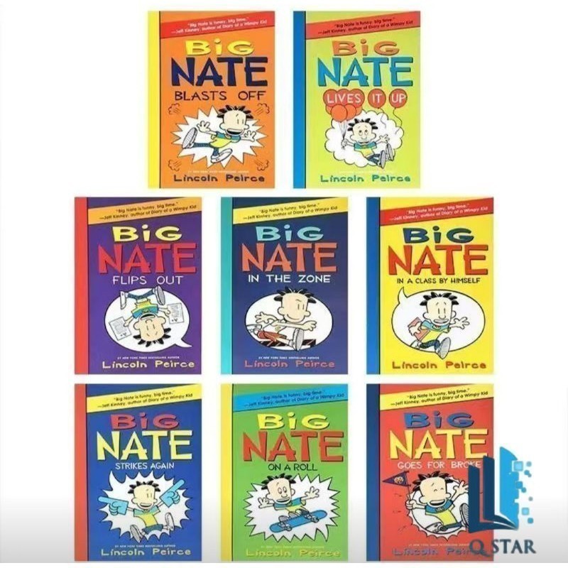 Big Nate Kids Story Books Box Set (8 Books) | Shopee Malaysia