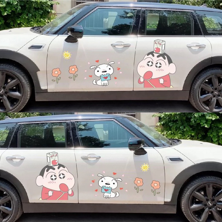 Sglink Trendy Crayon Shin-Chan Car Stickers Cute Stickers Cartoon Anime ...