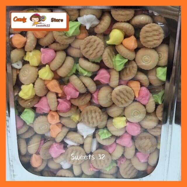 Ais Jem Biskut/Biskut Bunga 肚脐饼/传统冉花饼 500gm | Shopee Malaysia