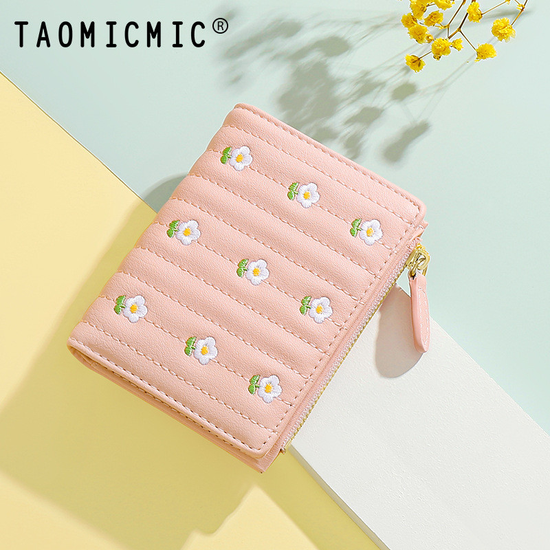 TAOMICMIC wallet women QKW10006 PU leather dompet perempuan bifold ...