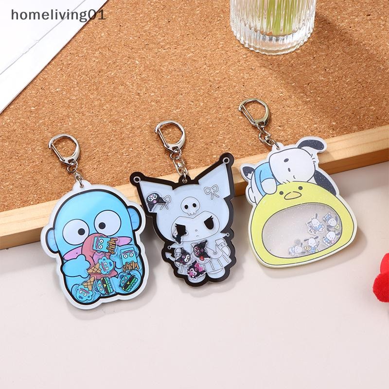 ho Dynamic Shakeable Sanrio Acrylic Keychains Cartoon Hangyodon Kuromi ...