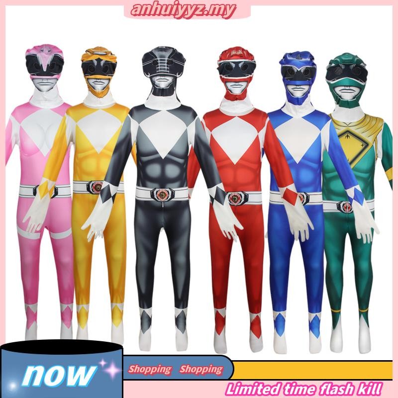 Power Rangers Costume for Kids Boy Samurai Sentai Shinkenger Rangers ...