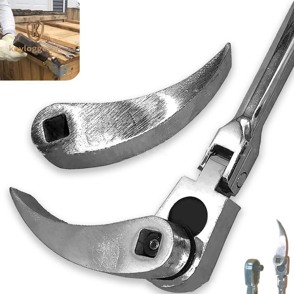 keyloggerok| Crowbar Adapter Head Tools Adjustable Angle Crowbar ...