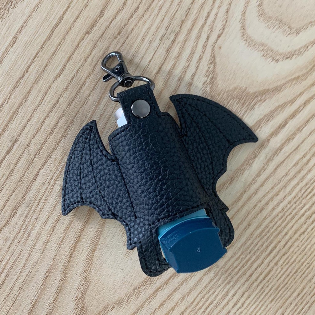 Bat Inhaler Case Holder Storage Case For Inhaler PU Leather Storage ...