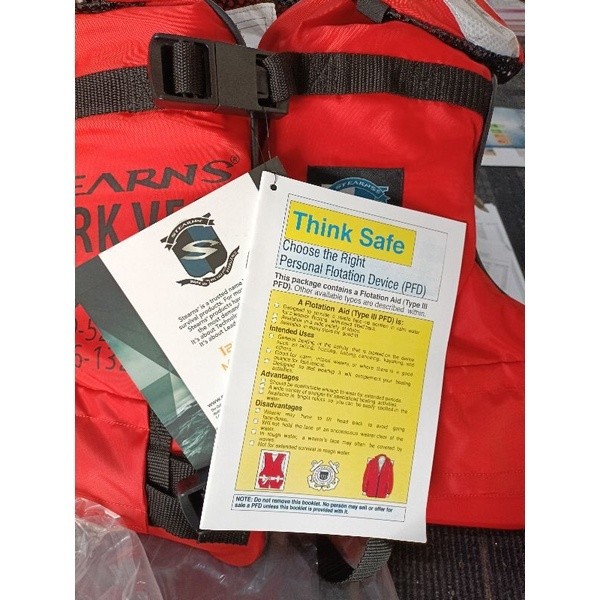 Work Vest Stearns I222 Life Vest Marine Life Jacket Safety Equipment ...