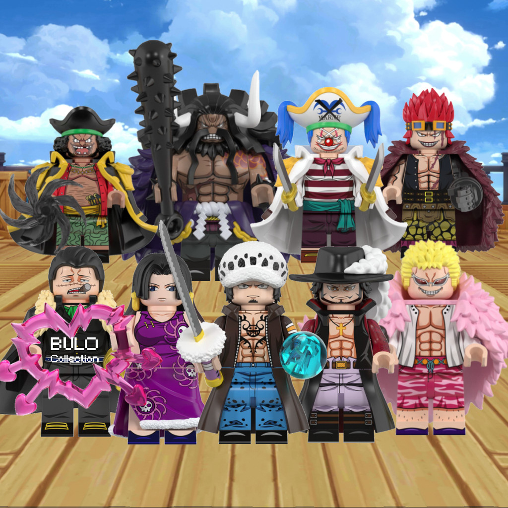 OP Law Hancock Mihawk Custom Minifigures Kaidou Luffy LEGO Compatible ...