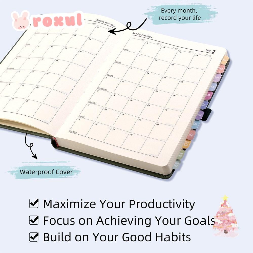ROXUL Daily Work Plan, Daily Calendar 2024 Daily Planner, Daily ...