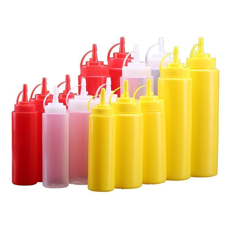 Botol Sos Bottle Plastic Squeeze Sauce Tomato Condiment Dispenser ...