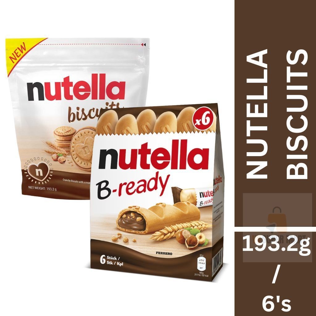 NUTELLA Biscuits B-Ready Biscuit Bar (193.2g / 20g x 6's) | Shopee Malaysia