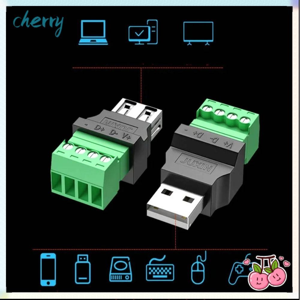 CHERRY USB Connector, 4 pin Type A USB Turn Terminal, Avoid Welding ...